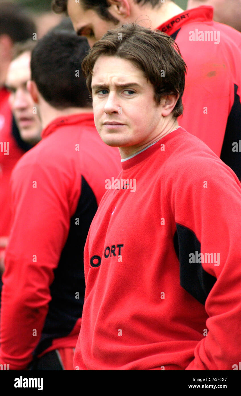 Wales and British Lions rugby winger Shane Williams training with the ...