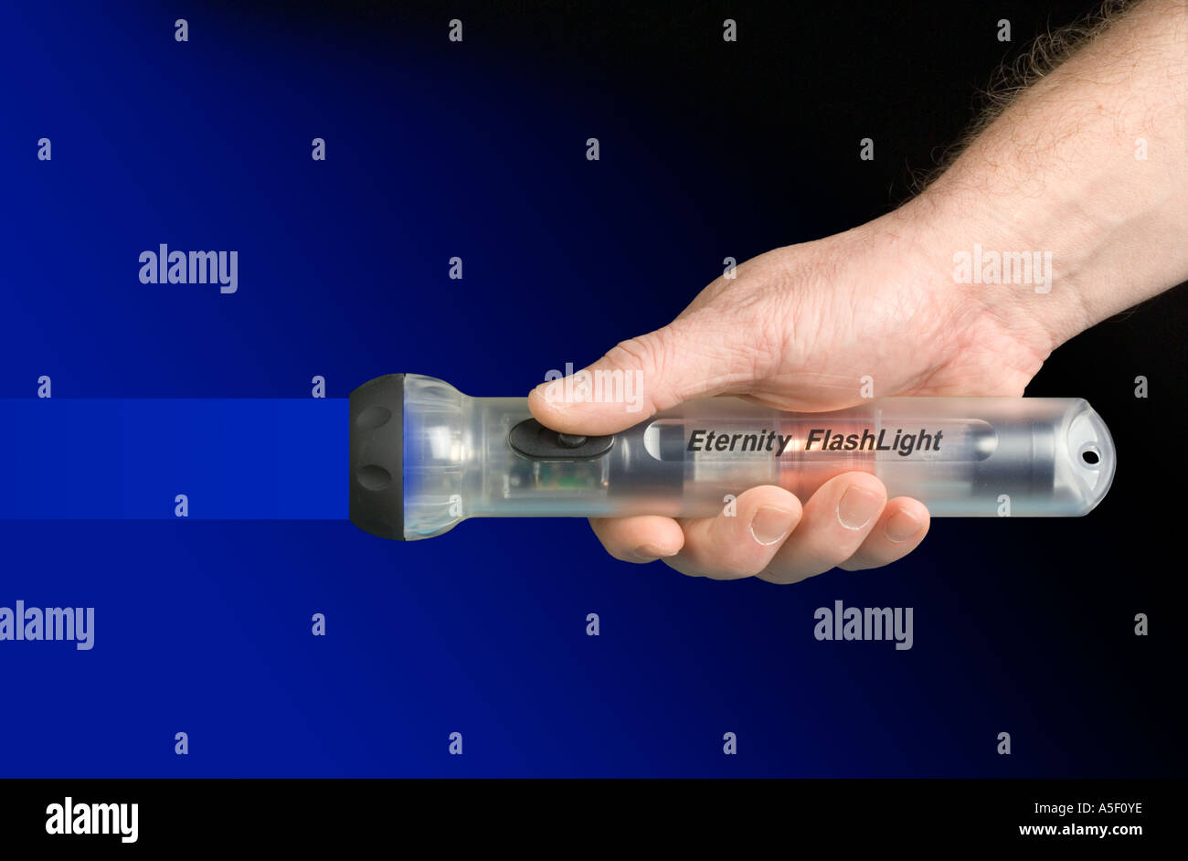 Eternal light movement torch batteryless Stock Photo - Alamy