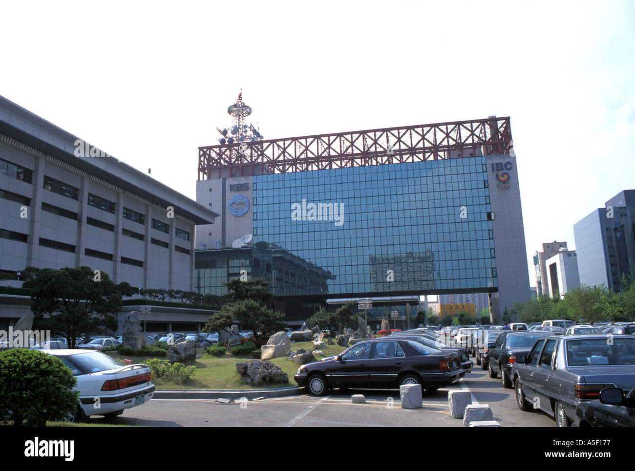 Korea Seoul KBS TV centre main buildings in 1996 Stock Photo - Alamy