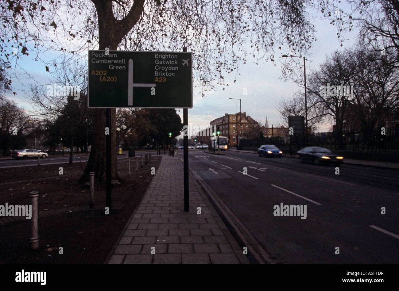 A road sign in London Stock Photo - Alamy