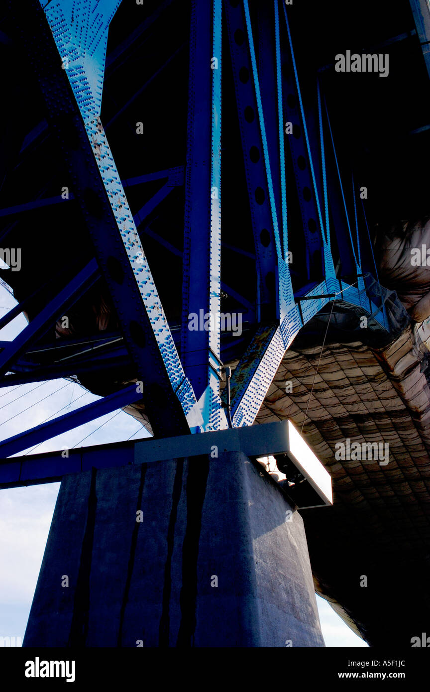 truss support for bridge Stock Photo - Alamy