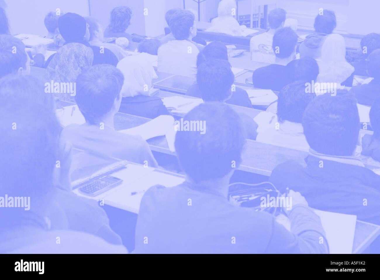 Student Undergraduates attending a lecture in the Electronics ...