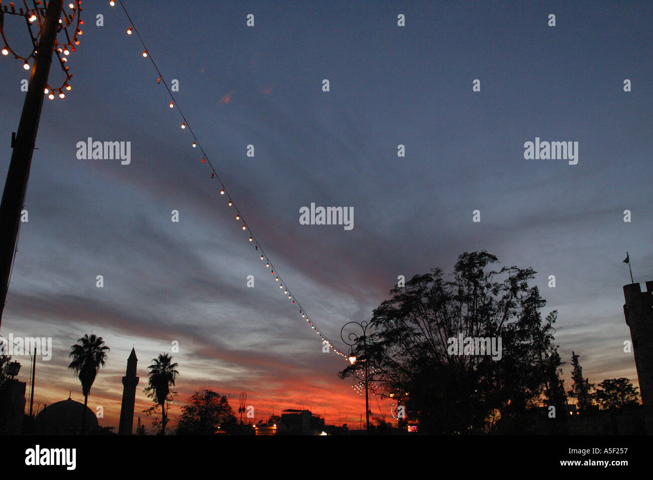 Aleppo citadel sunset hi-res stock photography and images - Alamy