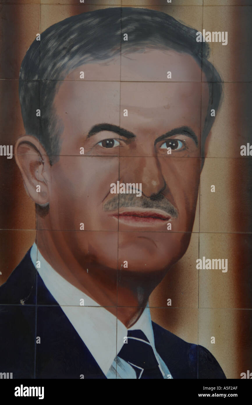 Hafez al Assad former president of Syria Stock Photo - Alamy