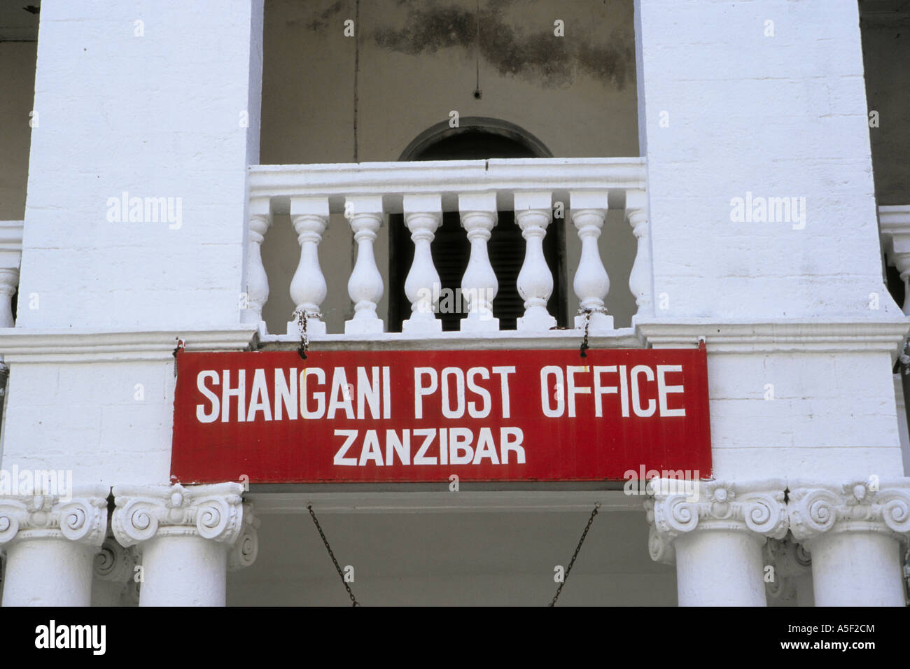 Tanzania Zanzibar Stone Town Post Office Stock Photo - Alamy