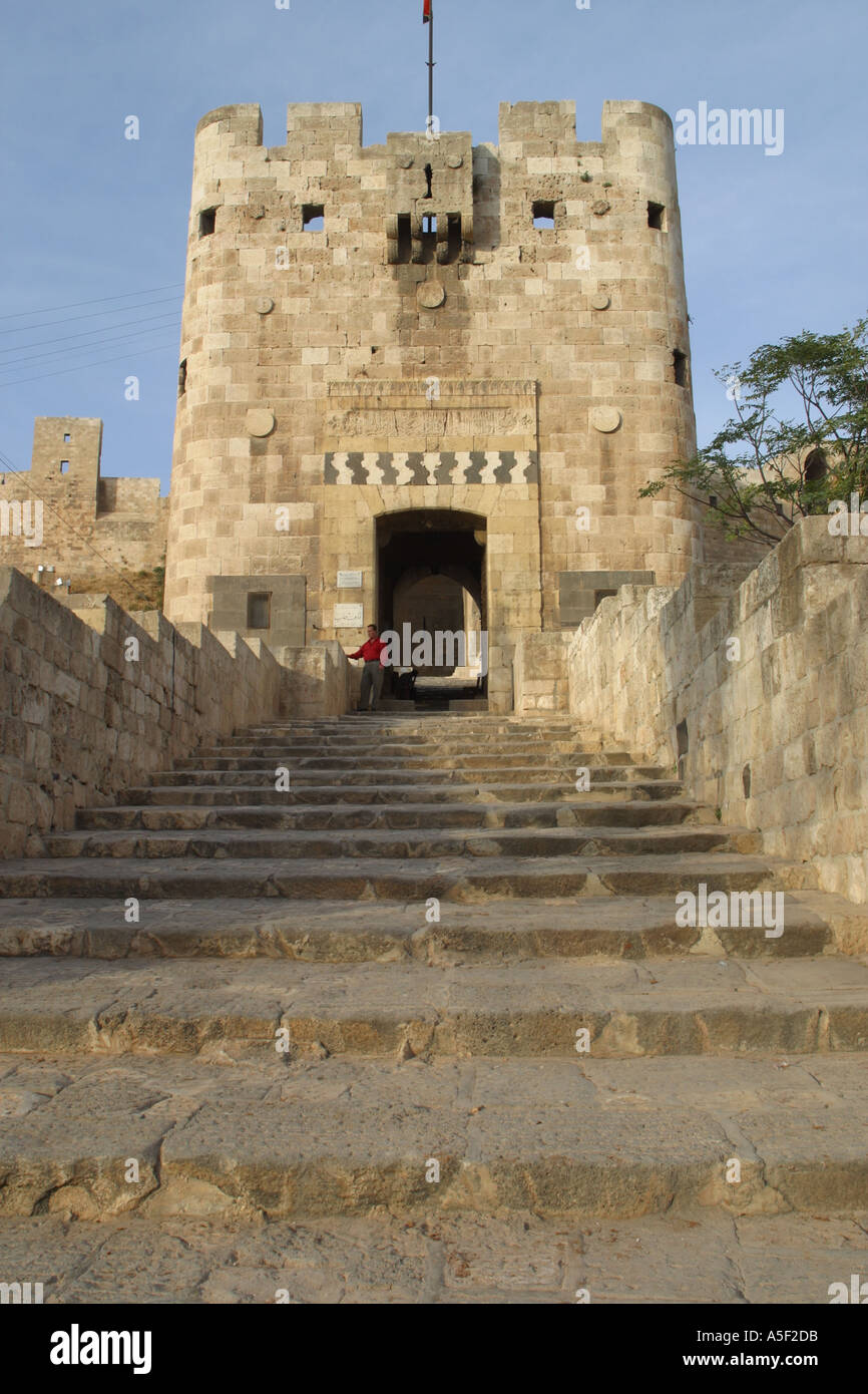 The Citadel of Aleppo Syria Stock Photo - Alamy