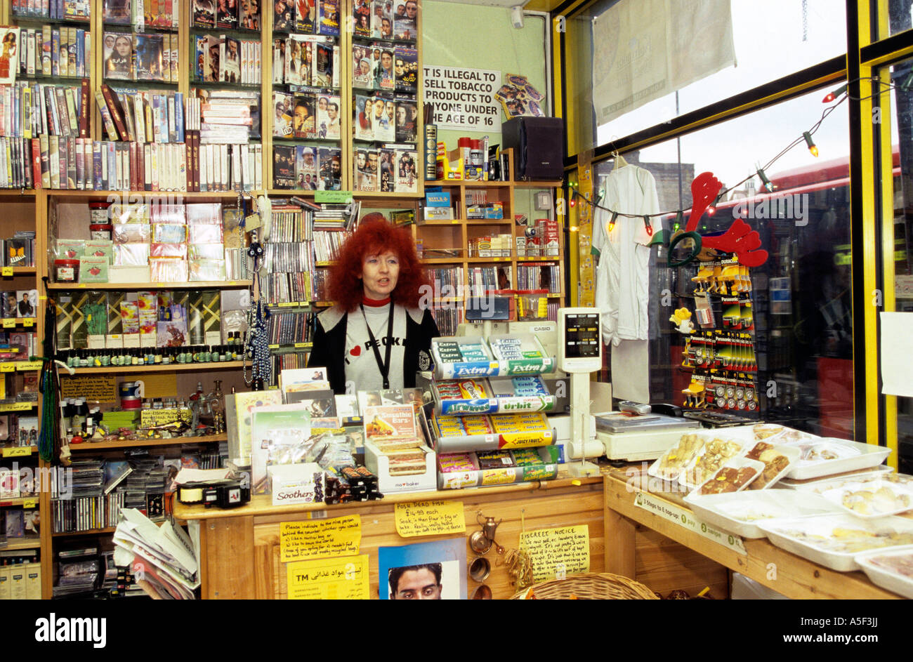A Persian shop in Peckham London Stock Photo - Alamy