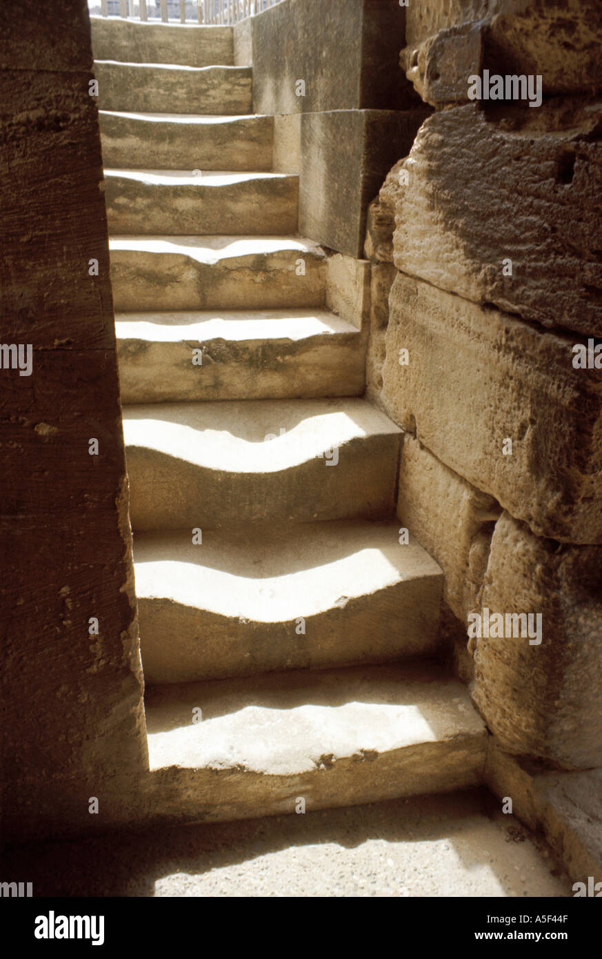 France Arles Steps in the bullring built during the Roman era Stock ...