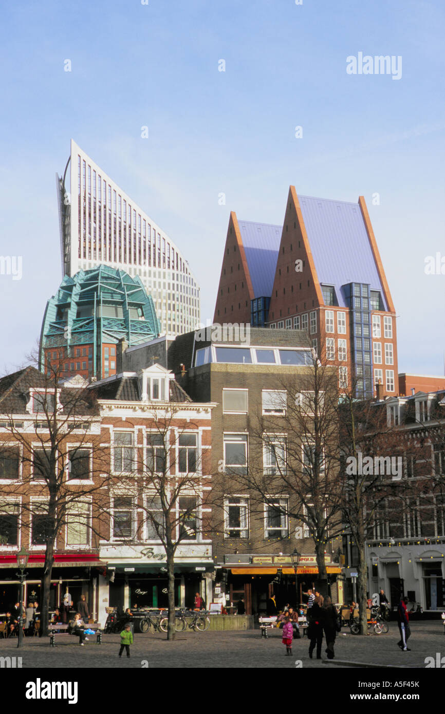 Netherlands The Hague Den Haag old and new architecture Stock Photo - Alamy