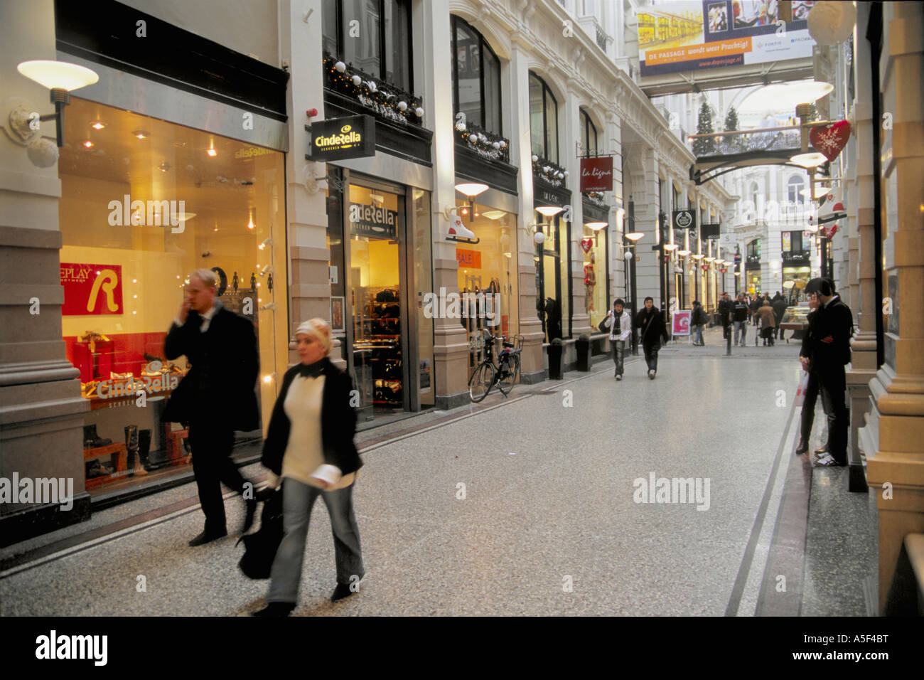 Netherlands The Hague Den Haag Passage shopping arcade Stock Photo - Alamy