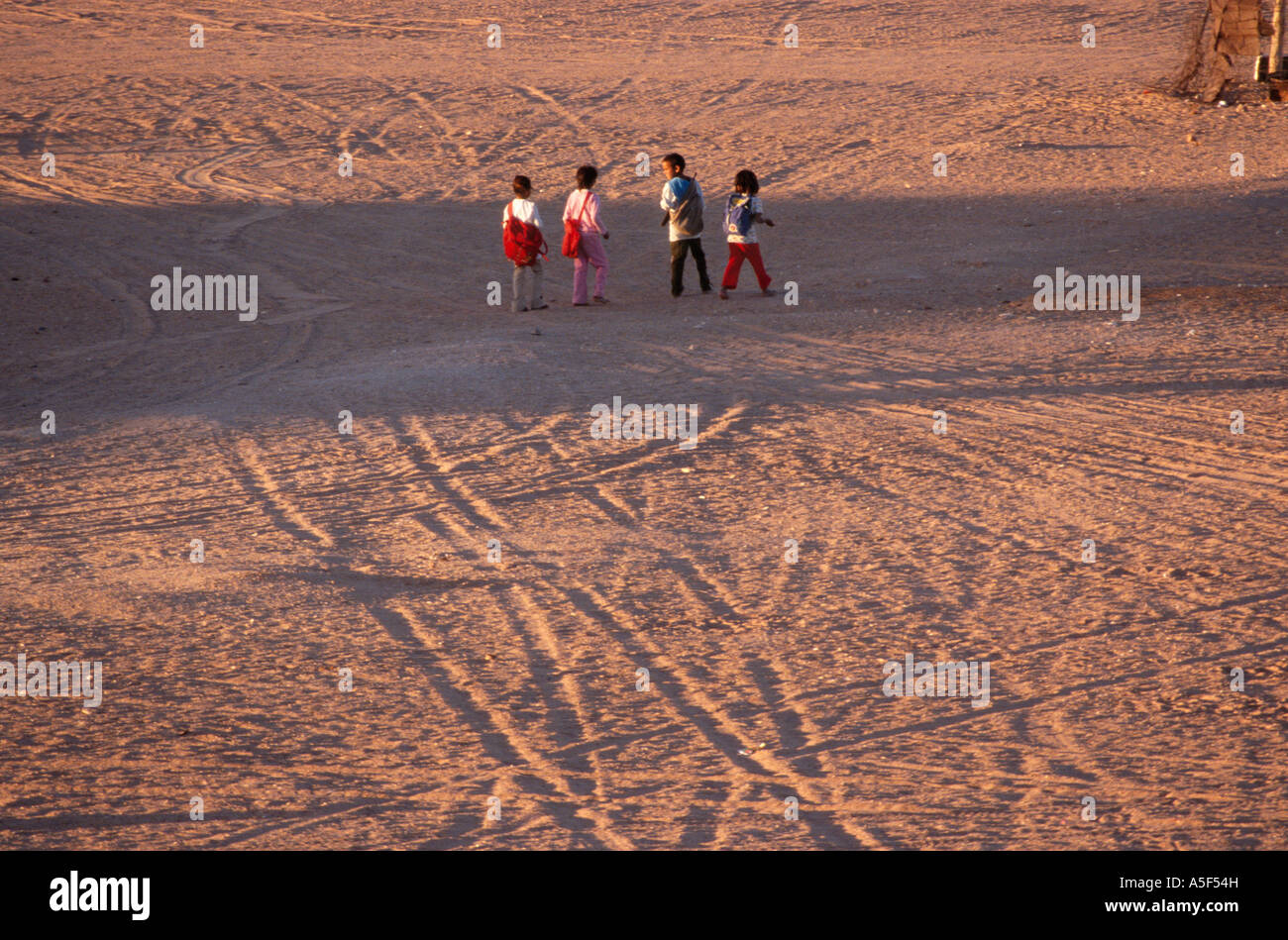 Children in the Saharawi refugee camp in Tindouf Western Algeria Stock ...