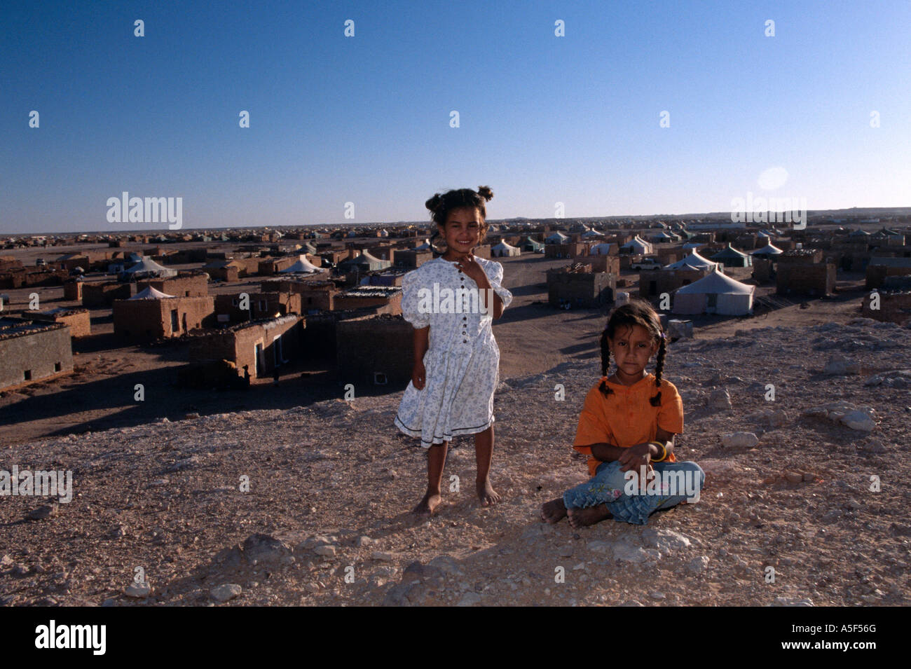 Young Saharawi refugees, Tindouf, Western Algeria Stock Photo - Alamy