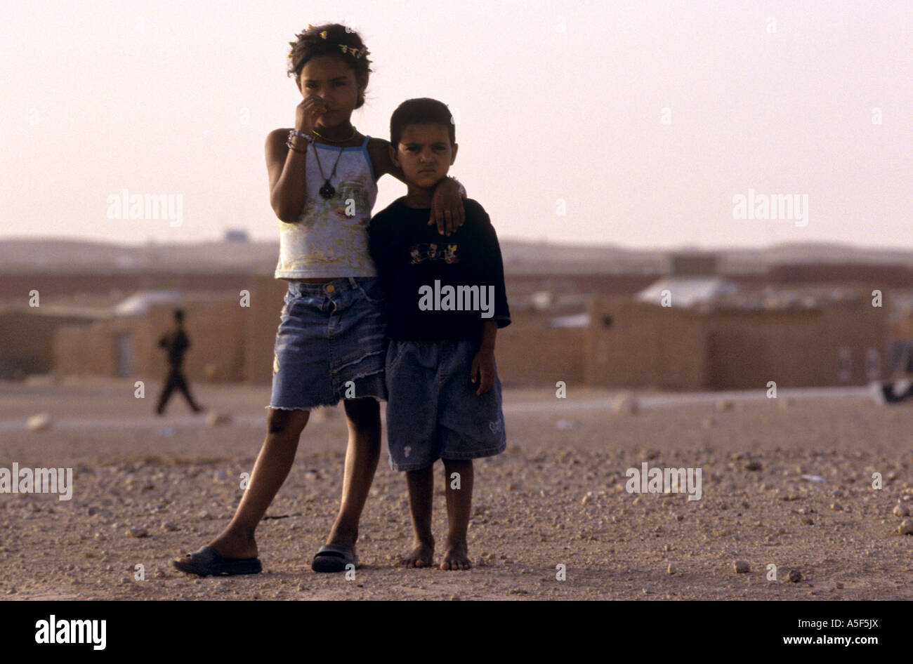 Saharawi children, Saharawi refugee camp, Tindouf, Western Algeria ...