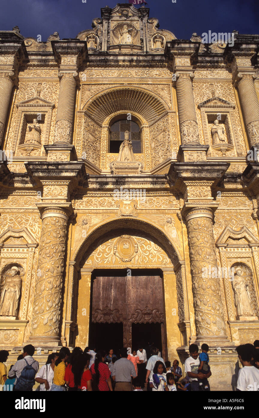 Church Antigua Guatemala Stock Photo - Alamy