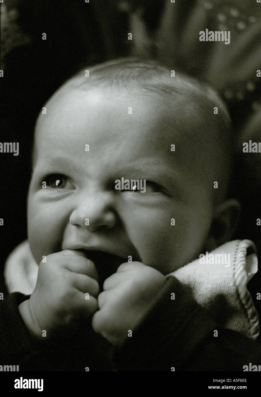 Mischevious baby hi-res stock photography and images - Alamy