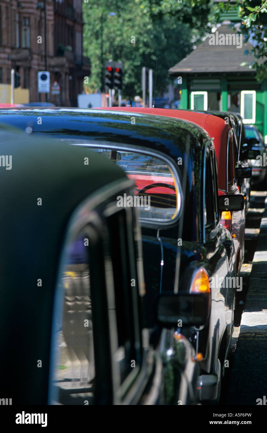 A taxi rank in London Stock Photo - Alamy