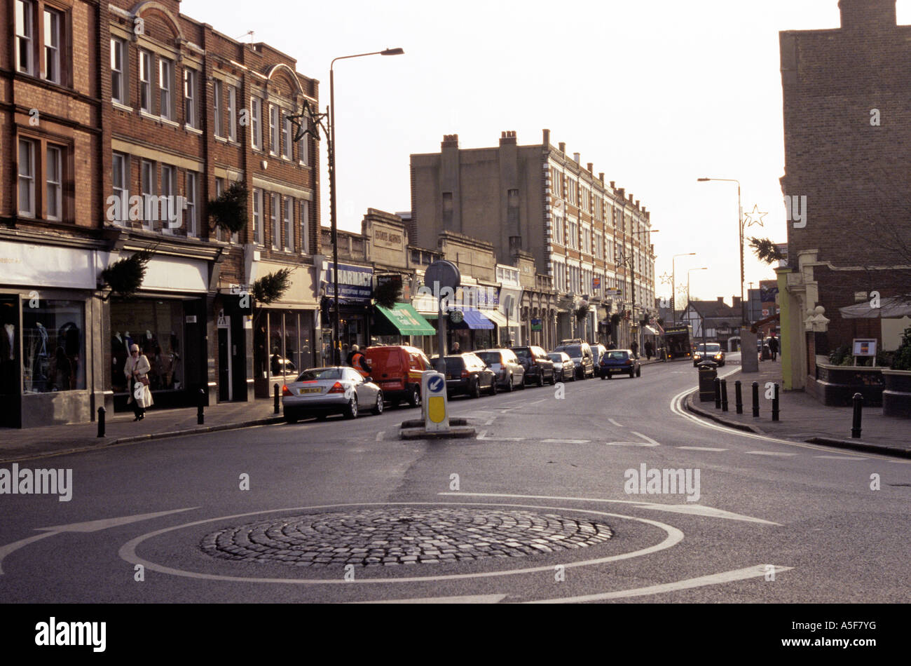 A scene of the Wimbledon Village in London Stock Photo - Alamy