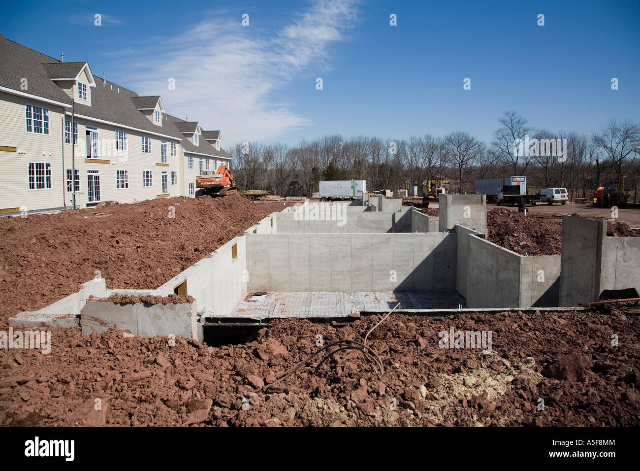 Residential Construction Site Stock Photo - Alamy