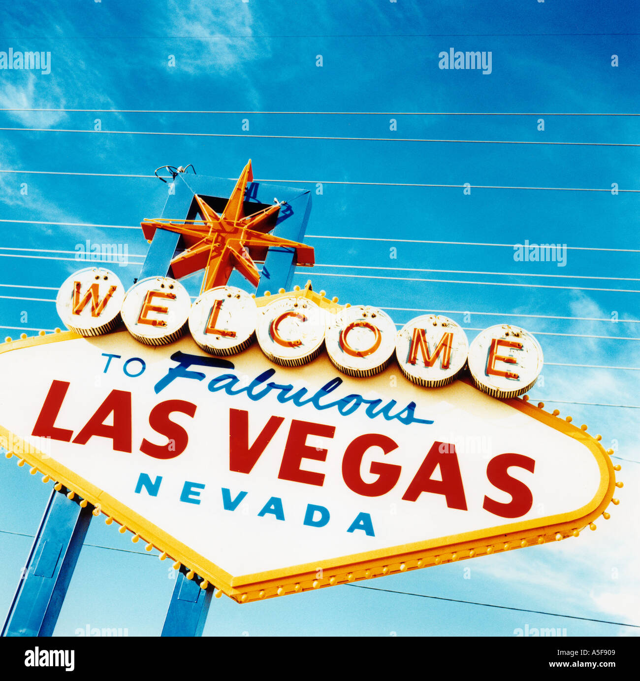 Welcome sign in Las Vegas Neveda USA Stock Photo - Alamy