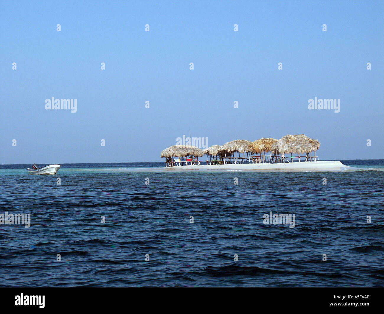 Leaving the desert Island Stock Photo - Alamy