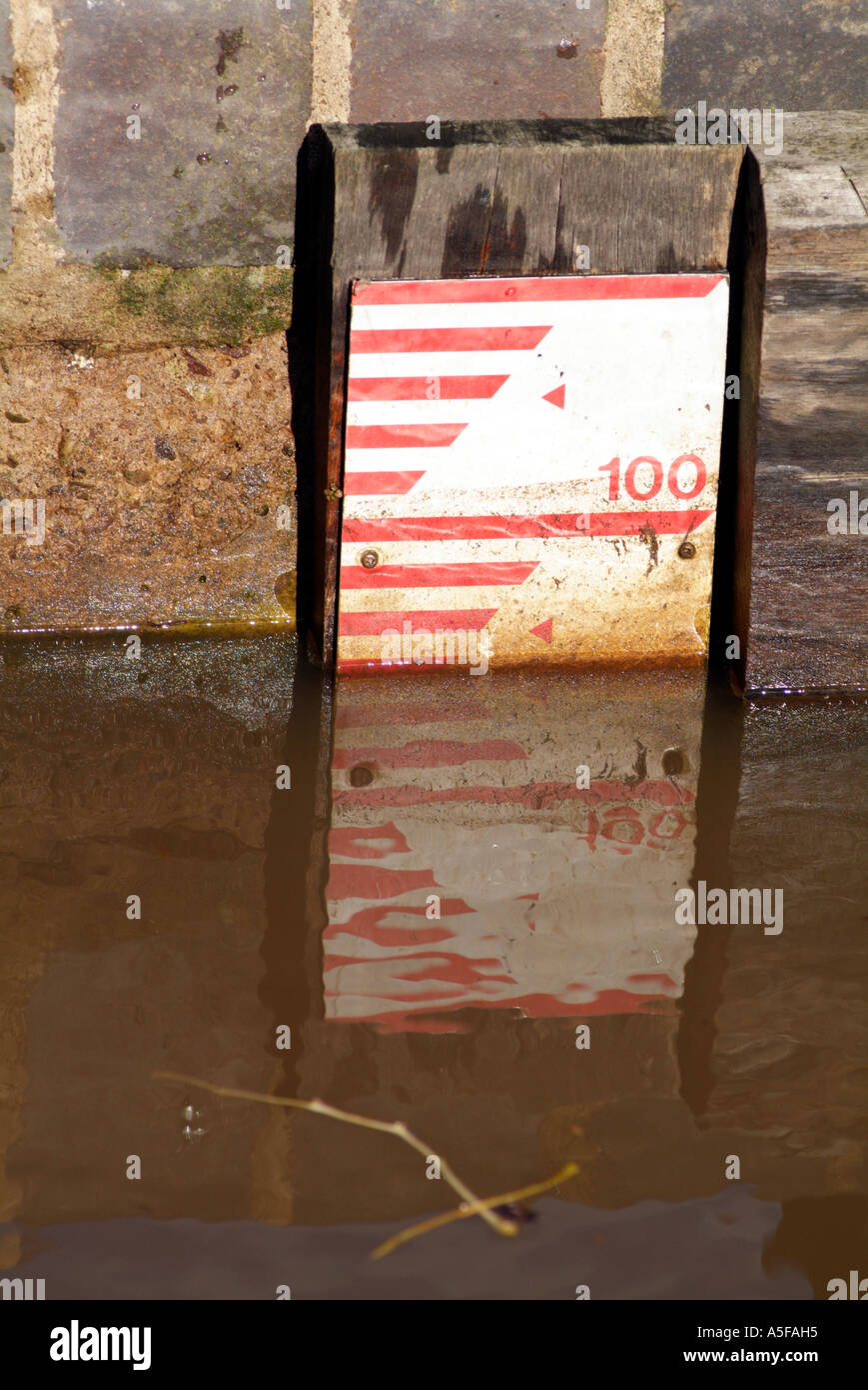 canal sign Telford England Stock Photo - Alamy