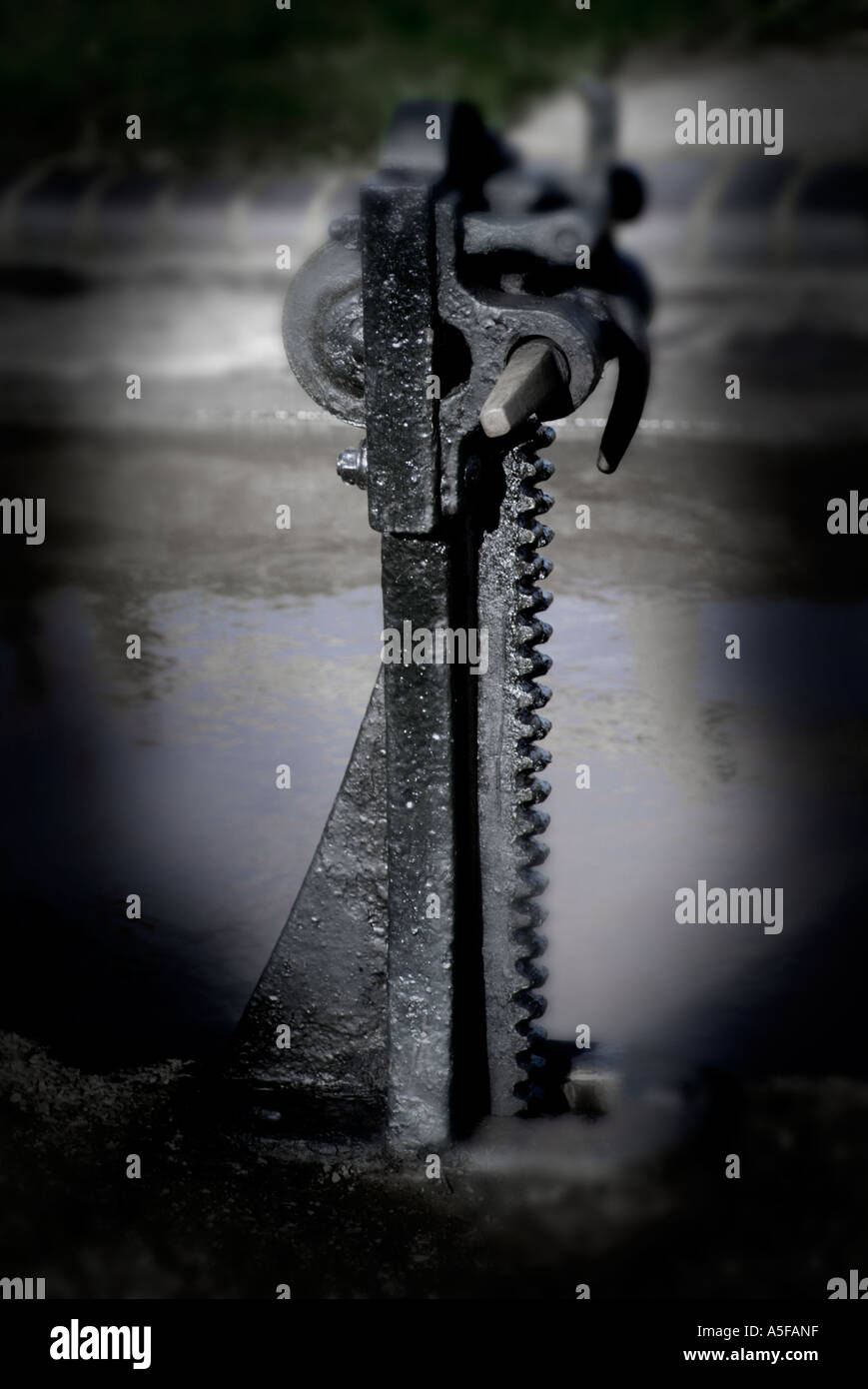lock winding gear Stock Photo - Alamy