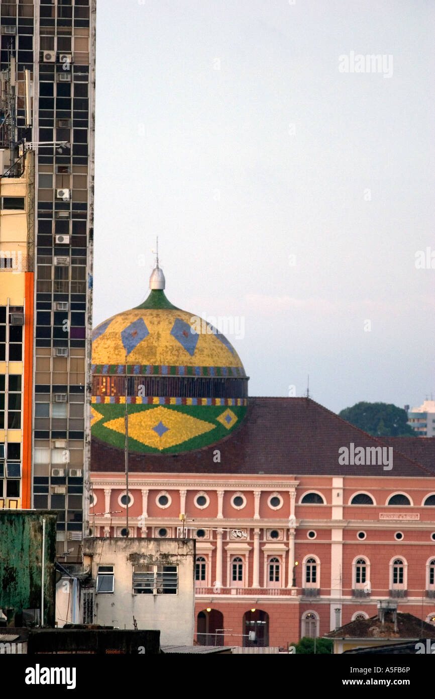 The opera house in Manaus Brazil Stock Photo - Alamy
