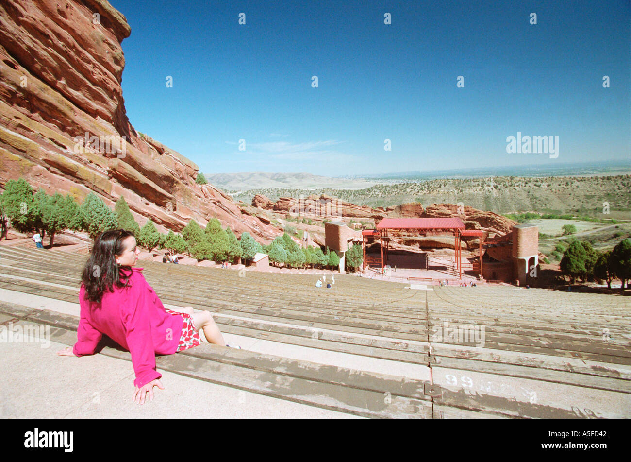 Red Rocks Amphitheatre Morrison Denver Stock Photo - Alamy