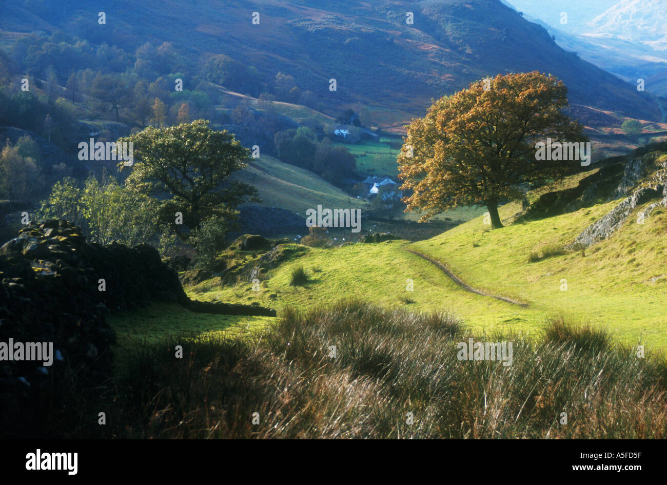 Little Langdale The English Lake District South Eastern Area England ...