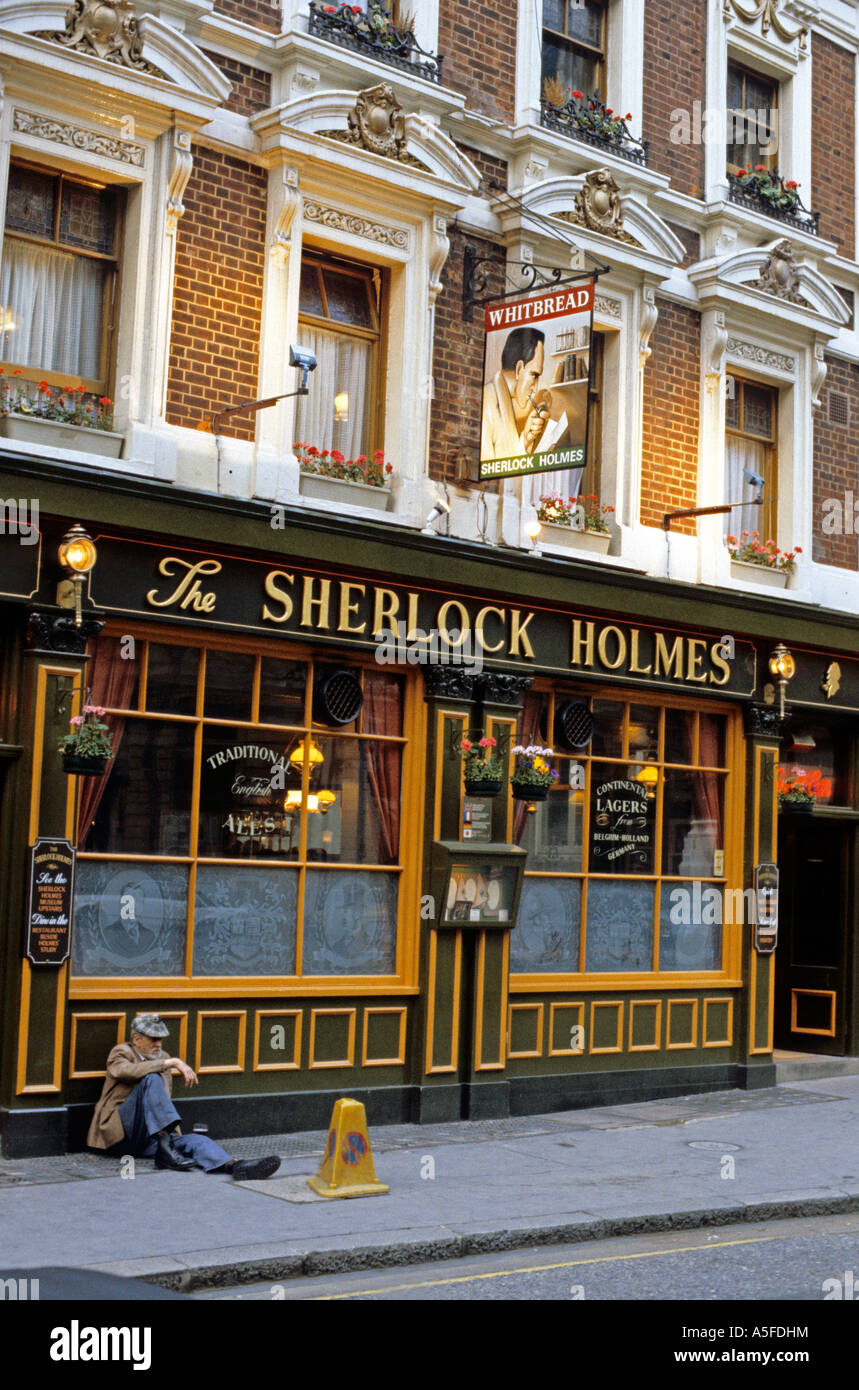 The Sherlock Holmes pub in London England Stock Photo - Alamy