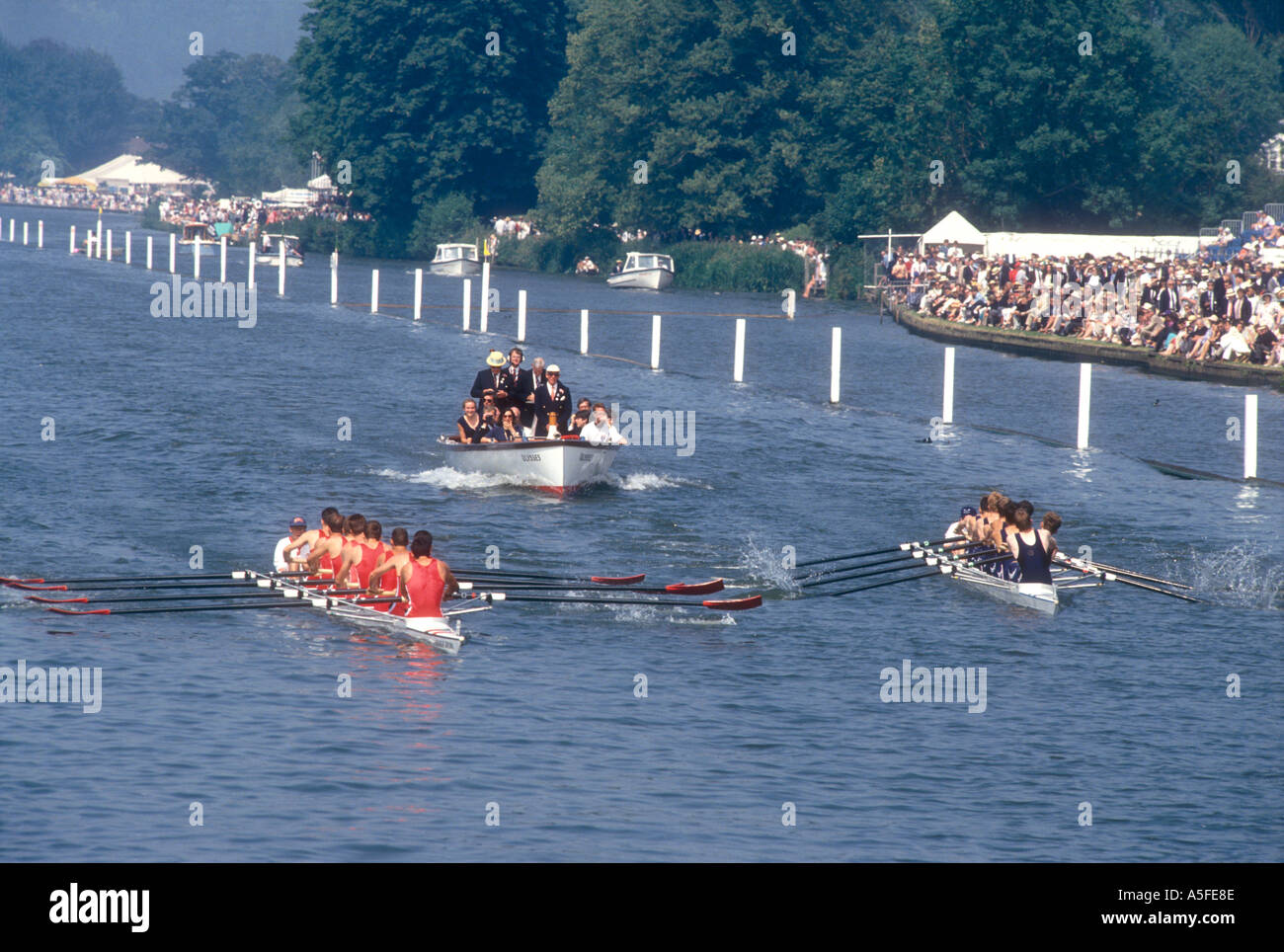 Henley Royal Regatta at Henley on Thames River Thames Oxfordshire ...