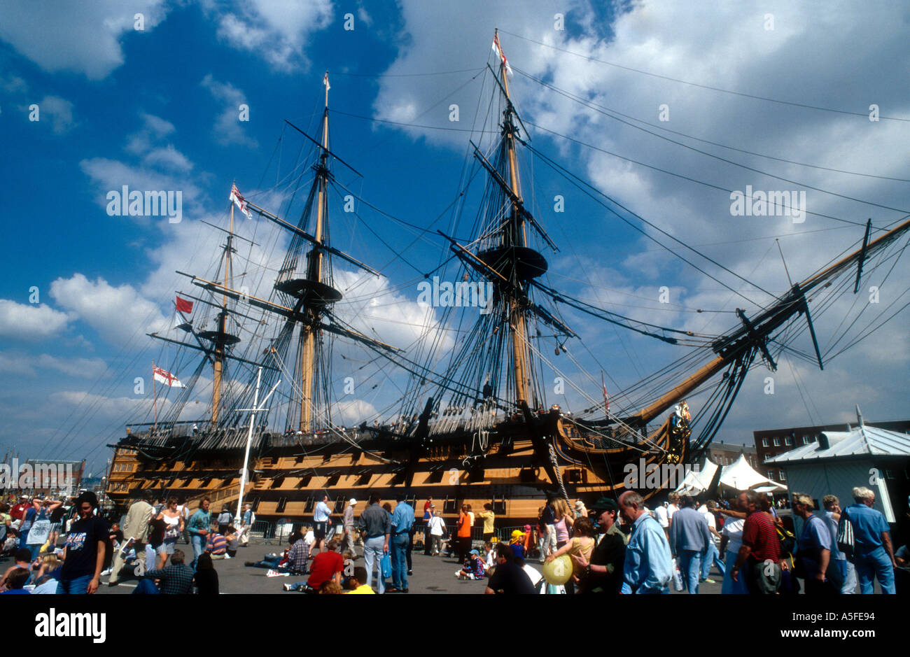 Nelson s First Rate warship HMS Victory launched 1778 now at Portsmouth ...