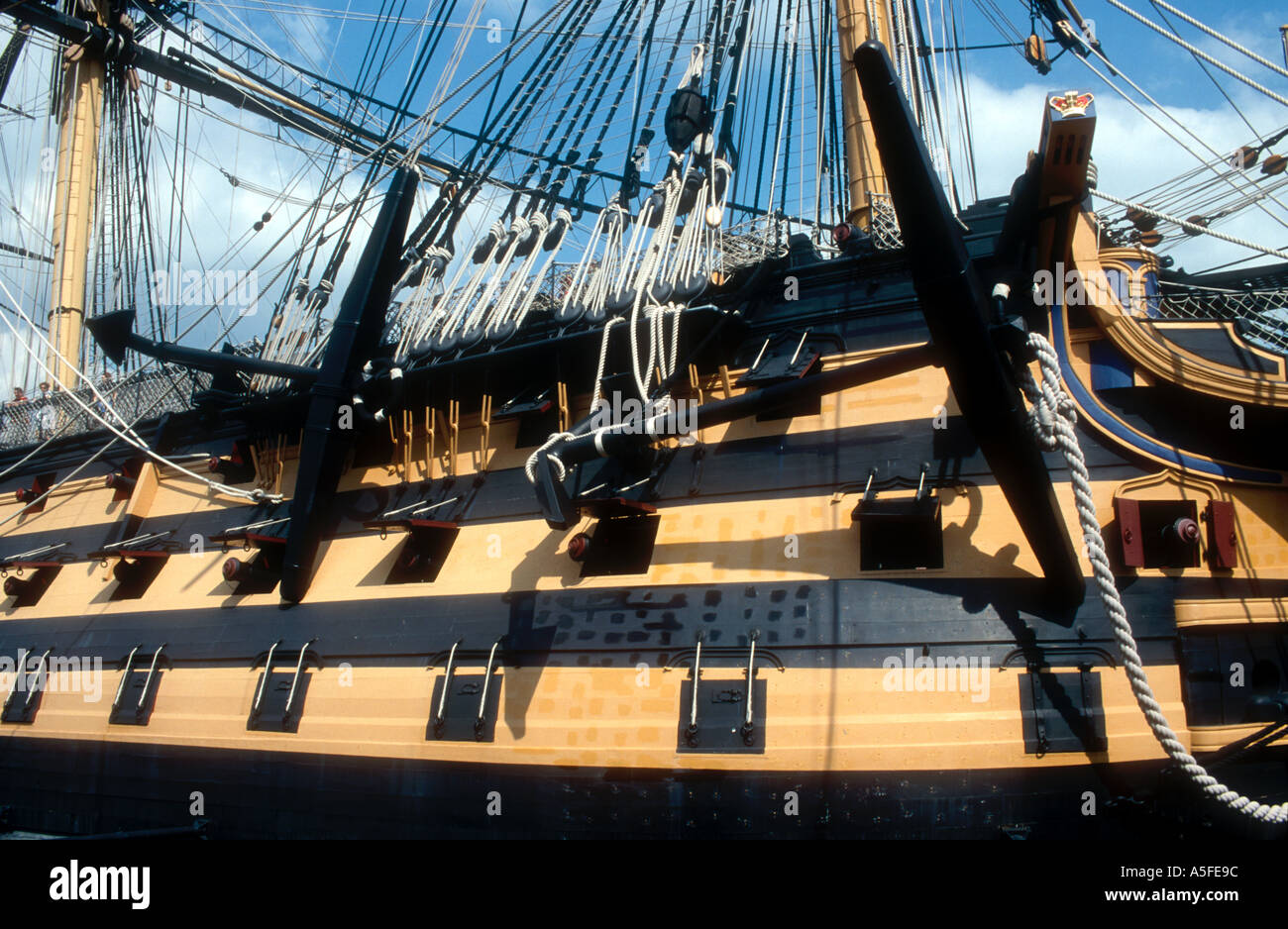 Nelson s First Rate warship HMS Victory launched 1778 now at Portsmouth ...