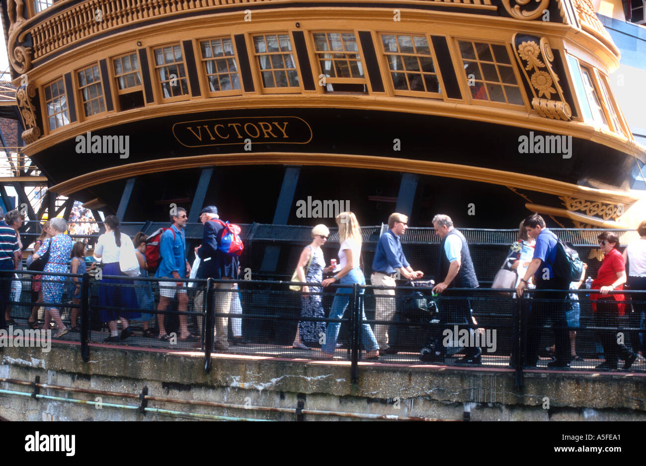 Nelson s First Rate warship HMS Victory launched 1778 now at Portsmouth ...
