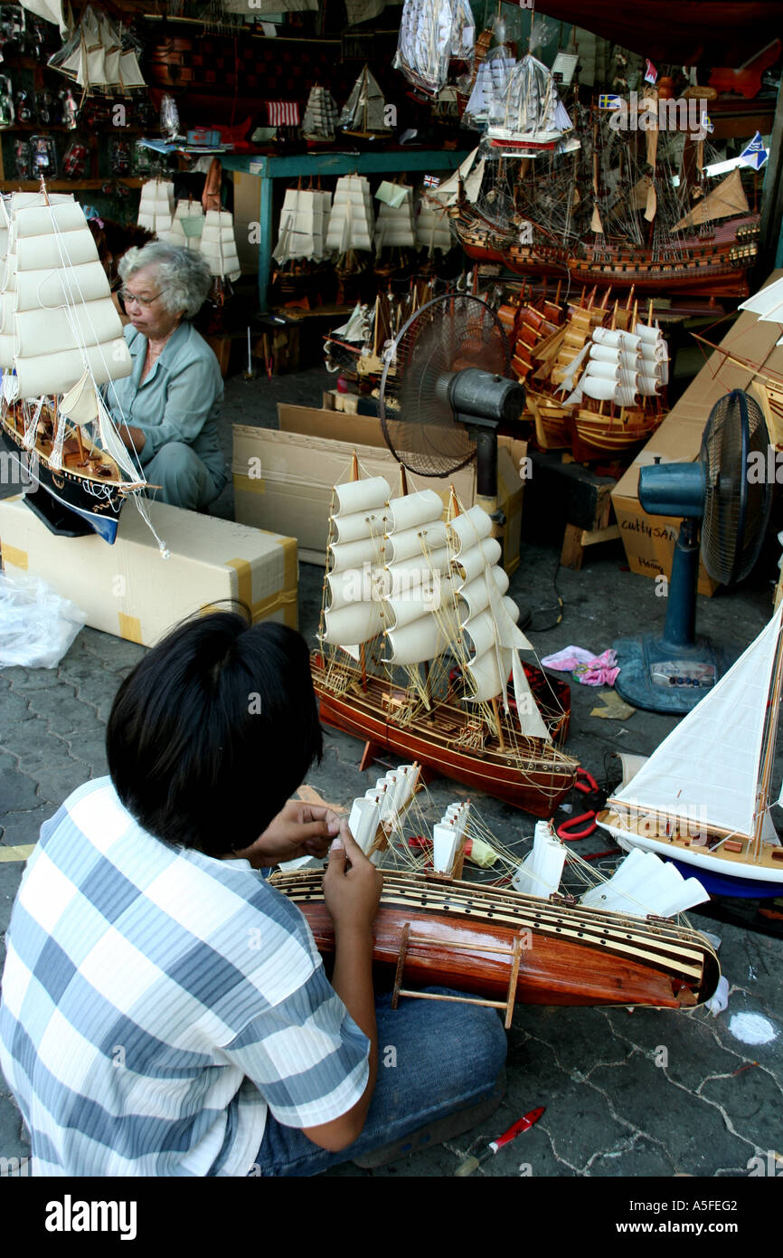 Model Boat Builders Stock Photo - Alamy