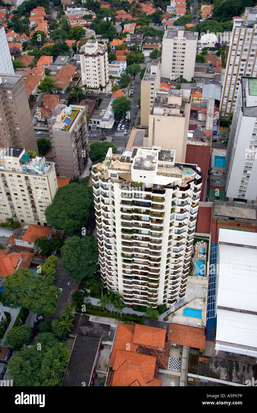 Aerial view of high rise buildings in Sao Paulo Brazil Stock Photo - Alamy