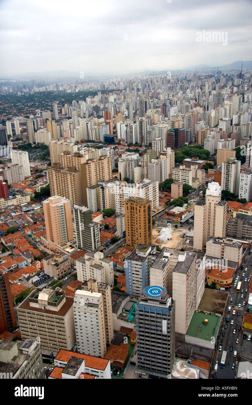 Aerial view of Sao Paulo Brazil Stock Photo - Alamy