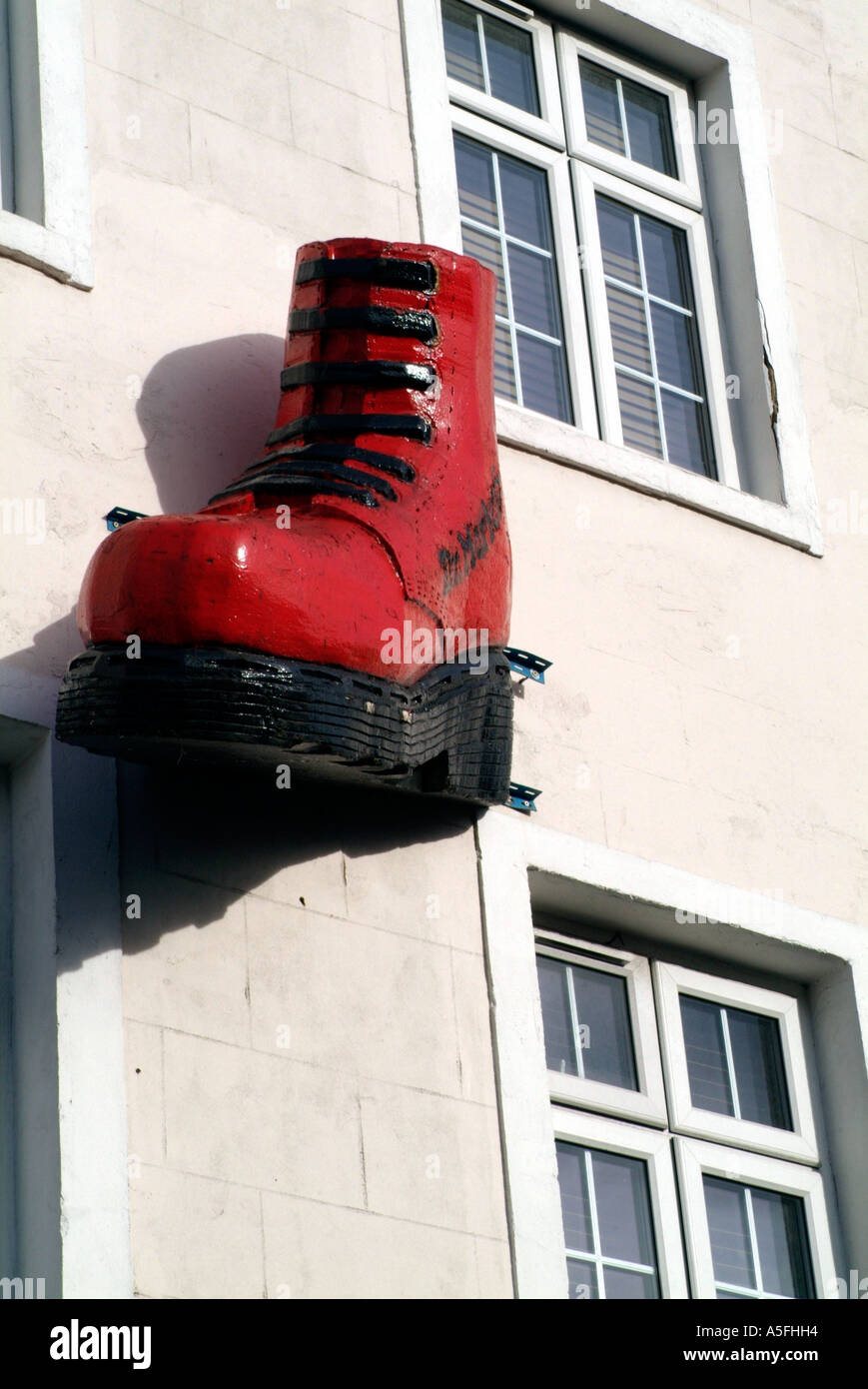giant boot Camden High Street London Stock Photo - Alamy
