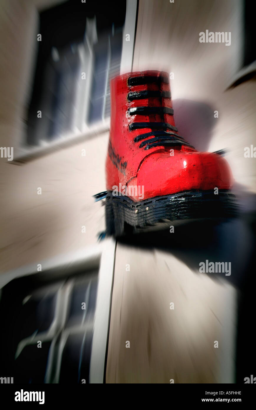 giant boot Camden High Street London Stock Photo - Alamy