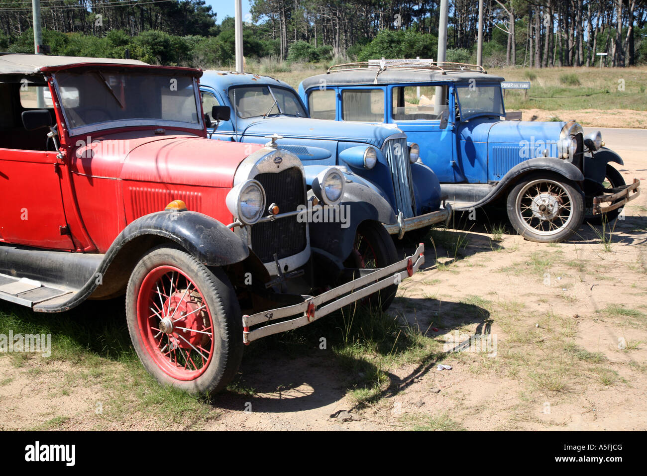 Oldtimer Ford Chevrolet Stock Photo - Alamy