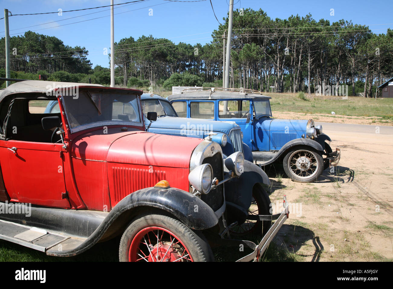 Oldtimer Ford Chevrolet Stock Photo - Alamy