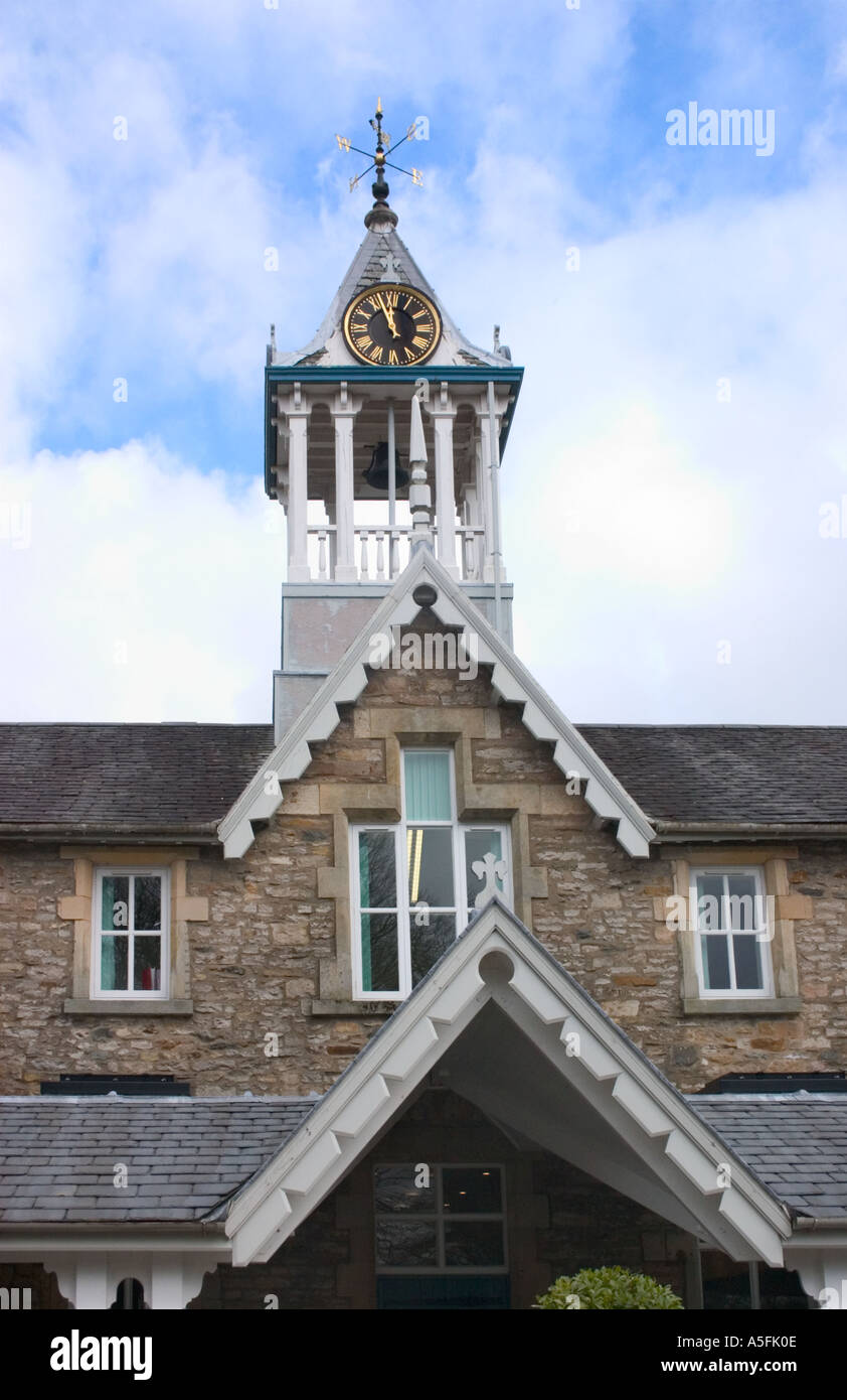 The old stable block at Holker Hall Grange over Sands Cumbria Stock ...