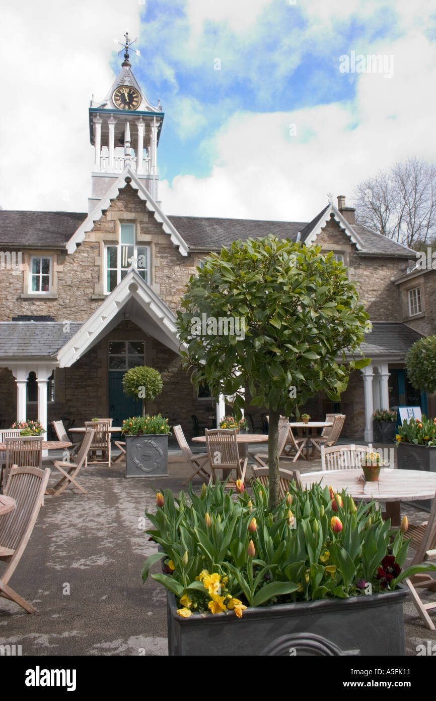 The old stable block at Holker Hall Grange over Sands Cumbria Stock ...