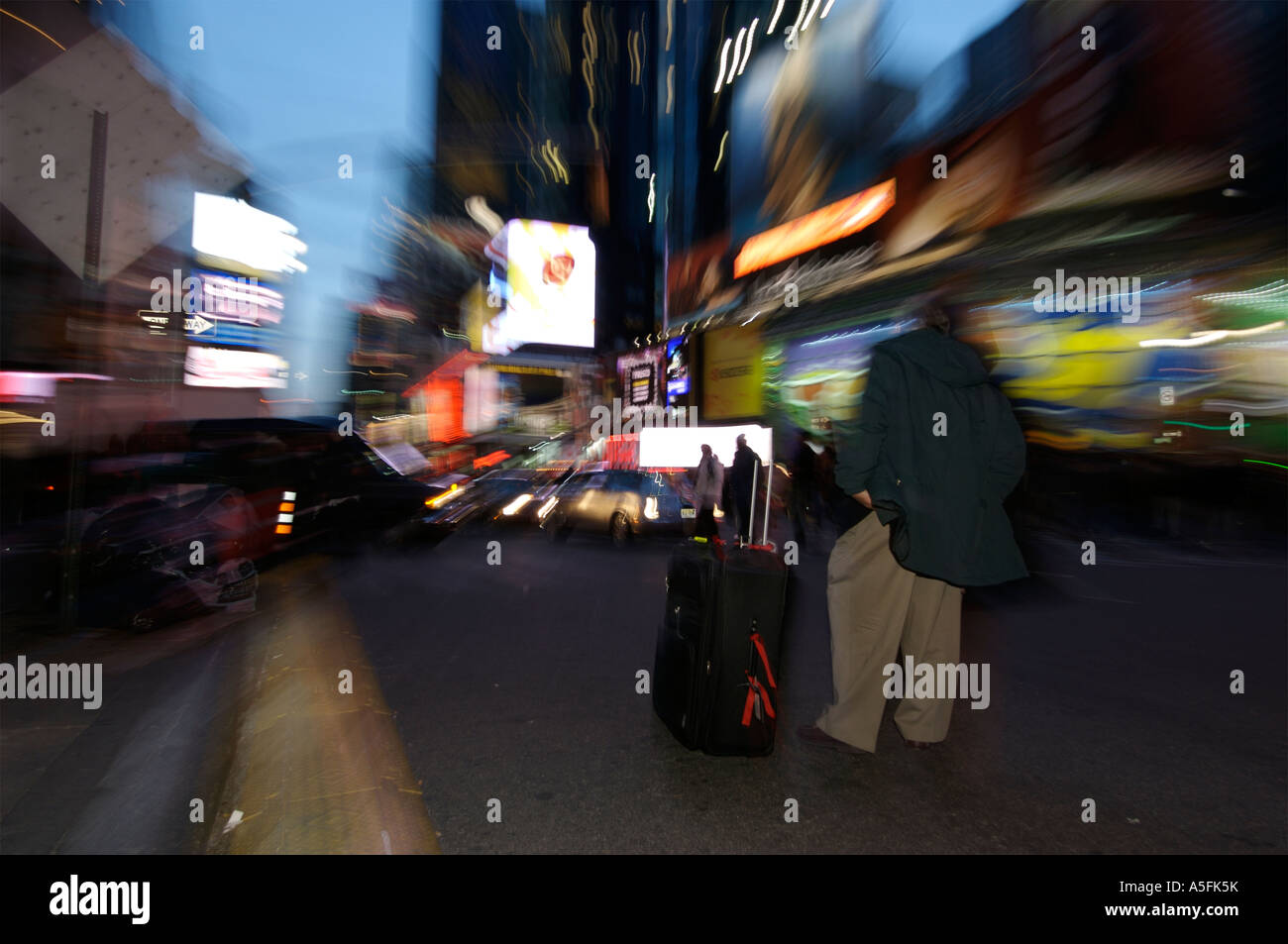 New York city at night, Times Square. USA Stock Photo - Alamy