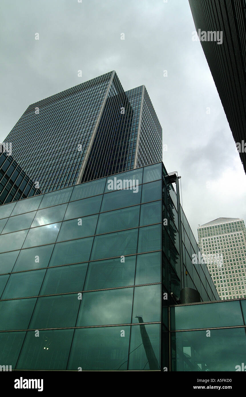 Glass clad sky scrapers Stock Photo - Alamy