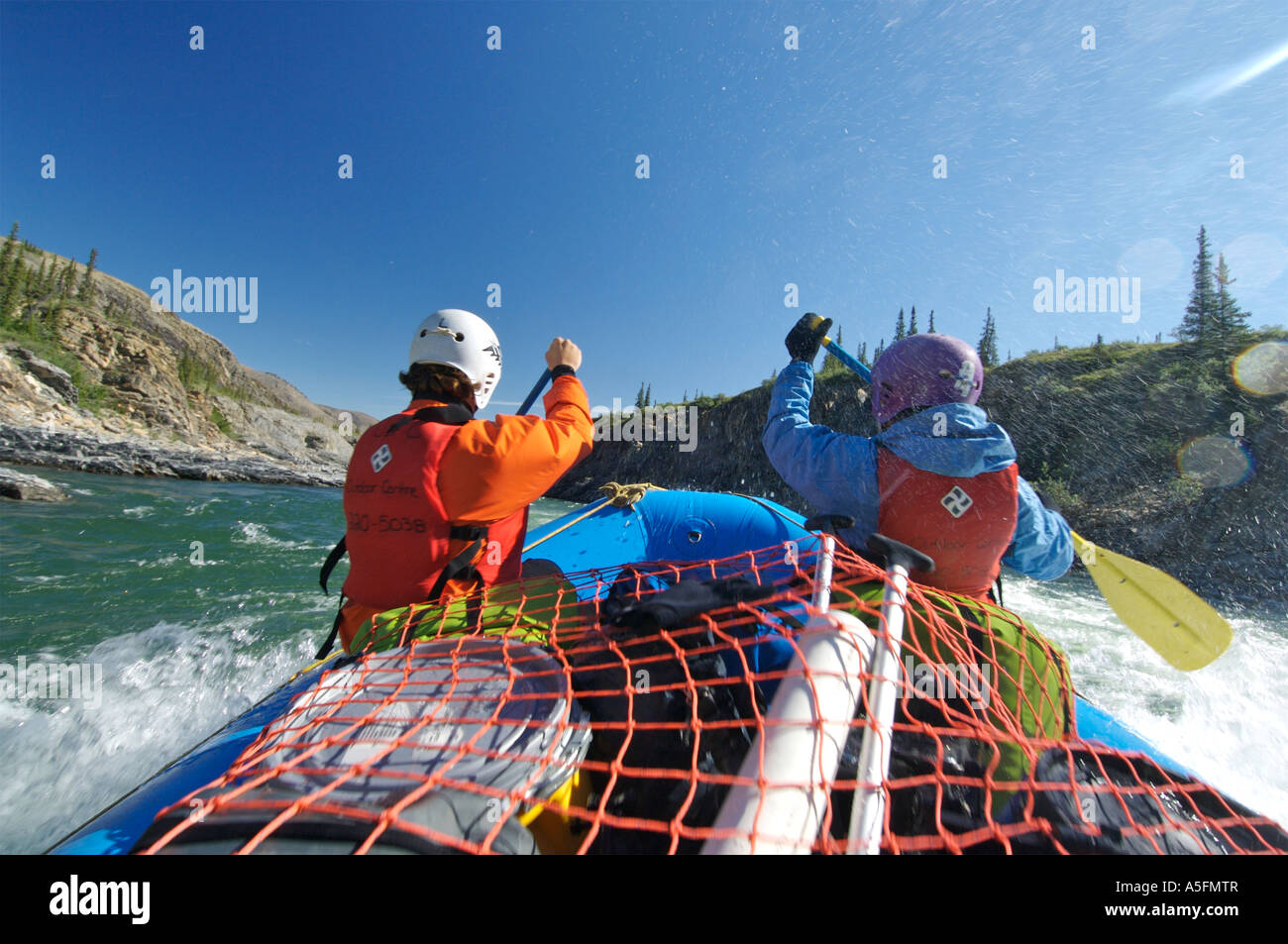 Exploring the Firth River. Ivvavik National Park, Yukon Territory ...