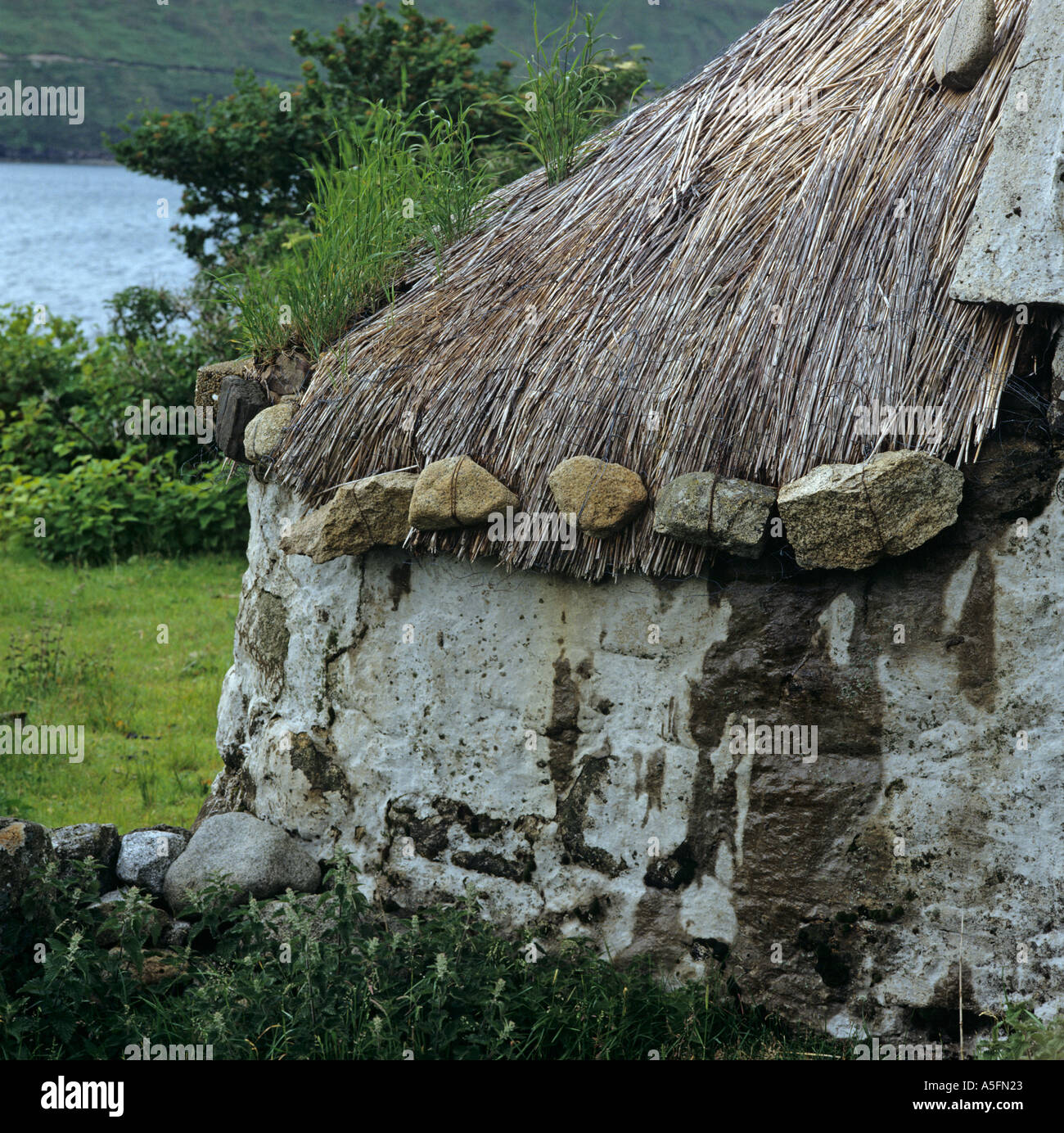 Scotland Isle of Skye derelict croft Stock Photo - Alamy