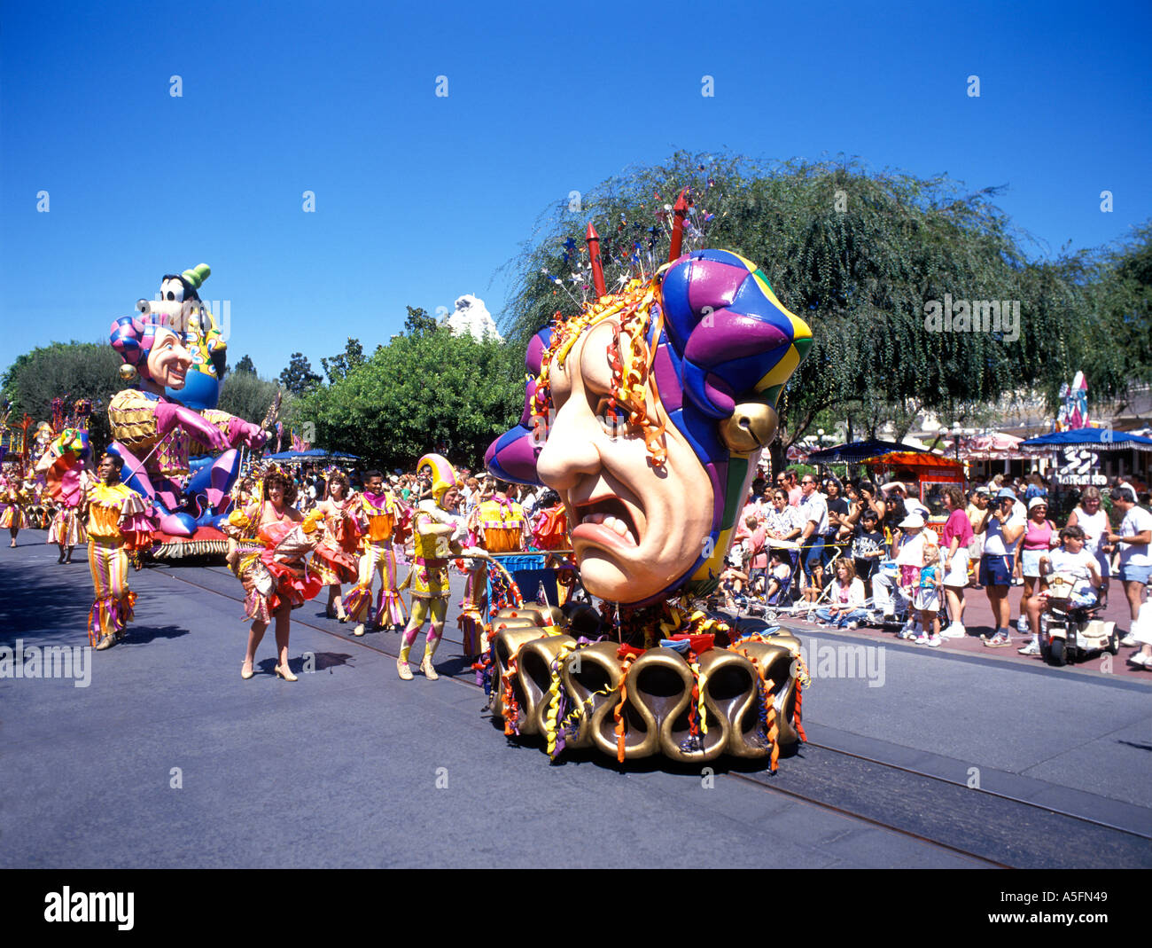 Carnival Parade at Disneyland in Anaheim California Stock Photo - Alamy