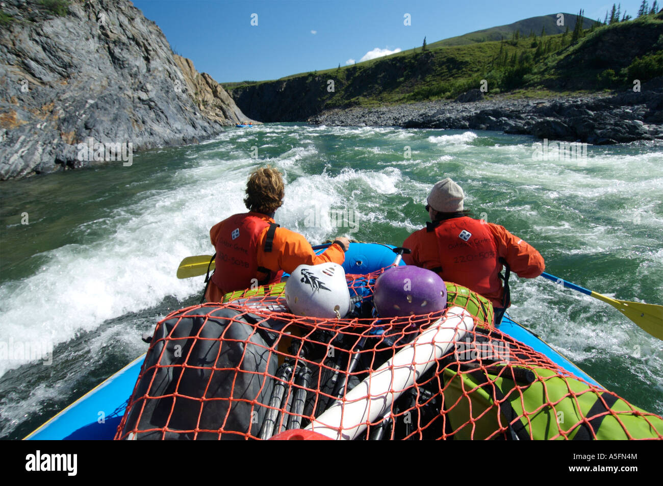 Exploring the Firth River. Ivvavik National Park, Yukon Territory ...