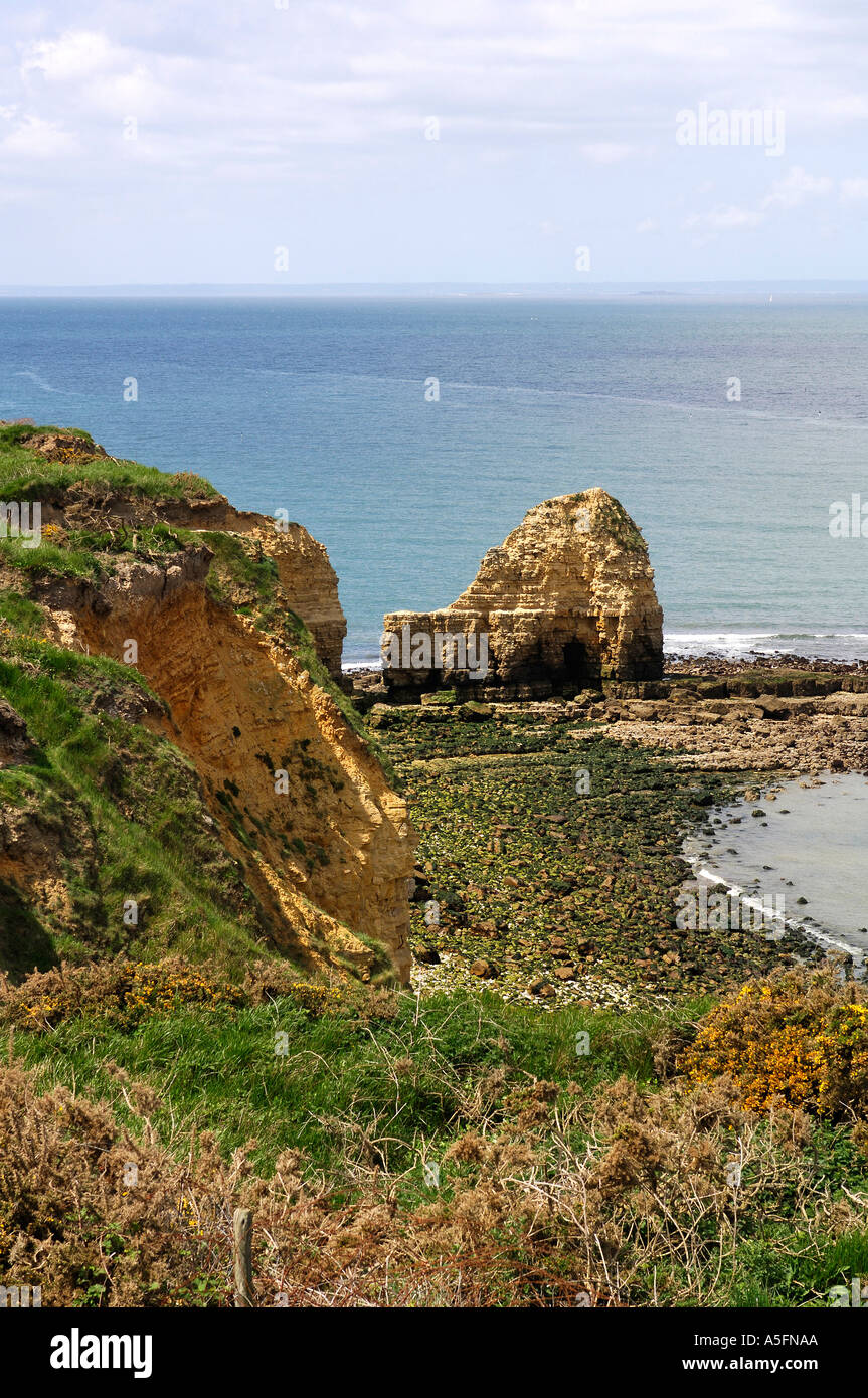 Point Du Hoc the taken by Col Rudder s Rangers on D Day Normandy France ...